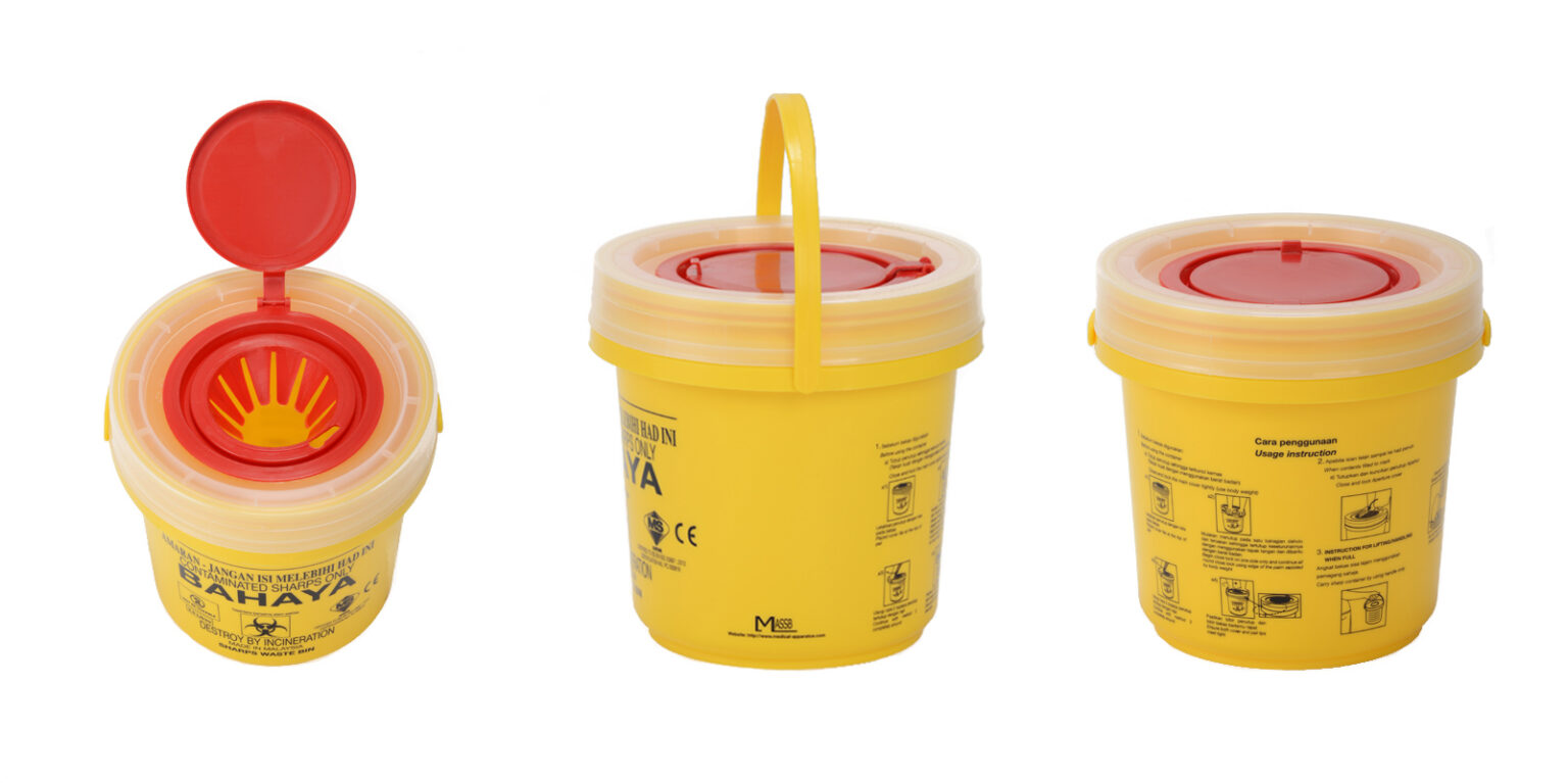 Sharps Waste Bins - Medical Apparatus Supplies SDN BHD