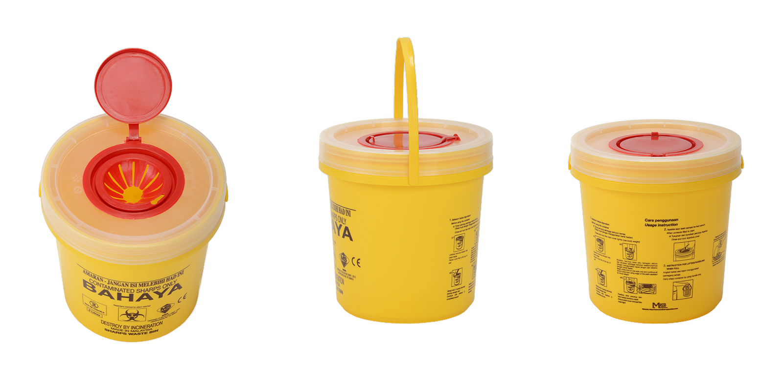 Sharps Waste Bins - Medical Apparatus Supplies SDN BHD
